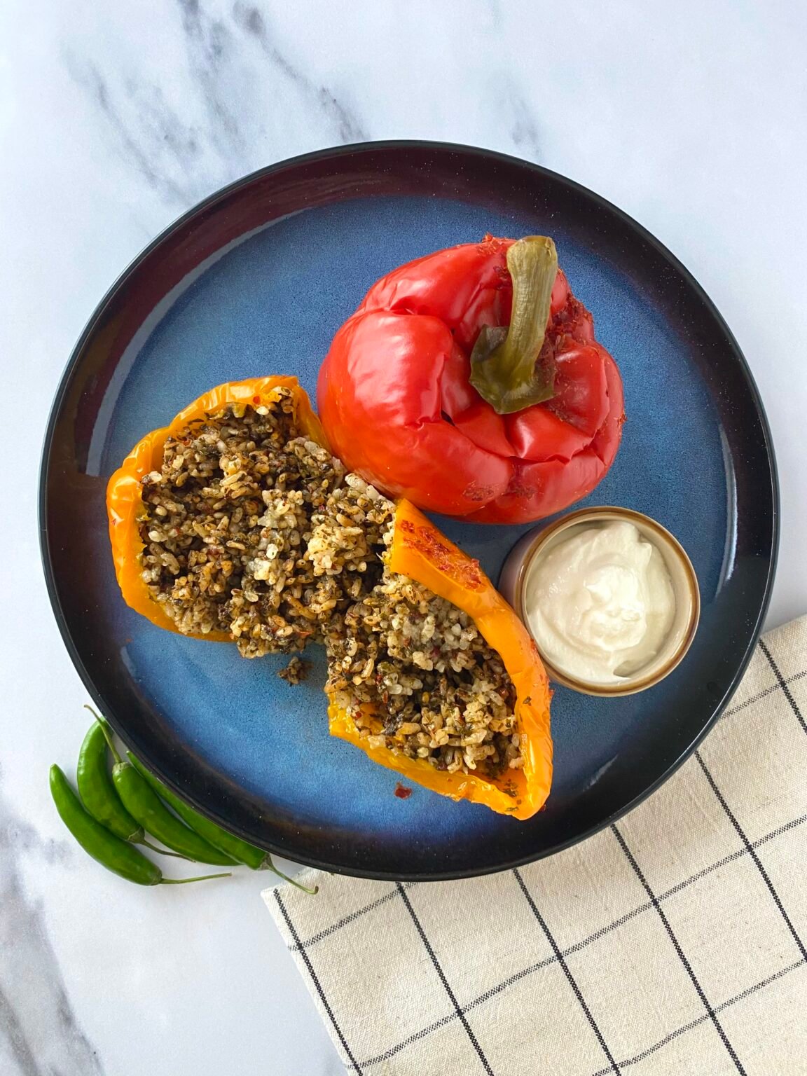 Rice Stuffed Peppers